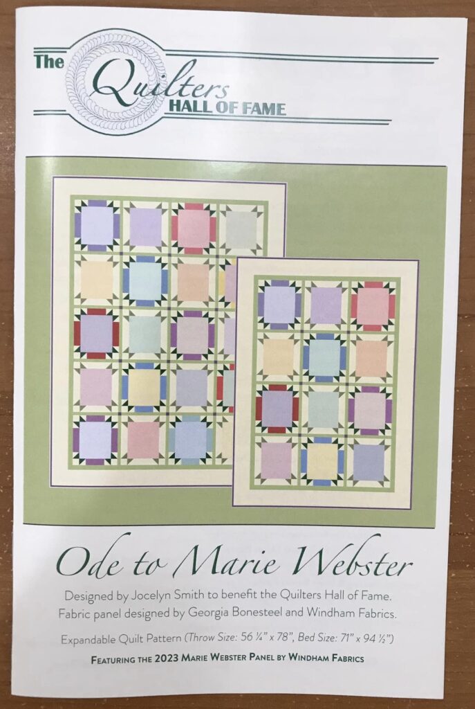 Ode to Marie Webster Quilt Pattern – The Quilters Hall of Fame